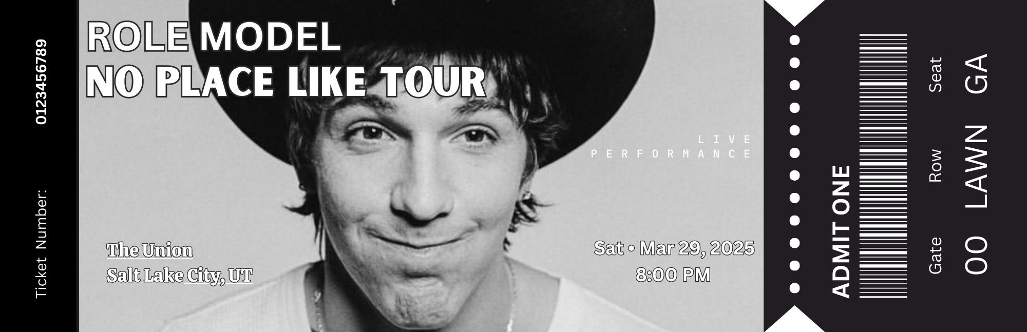 Role Model Concert Ticket Template - Etsy