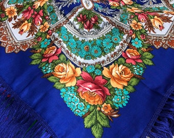 Folk Scarves/ Babushkas wool Romanian Ukrainian Polish | Etsy