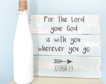 God is With You Wherever You Go - Etsy