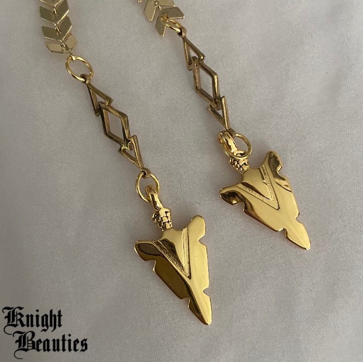 Face Jewelry, Gold Chain, Festival Jewelry, Face Chain, Arrows, Burning ...