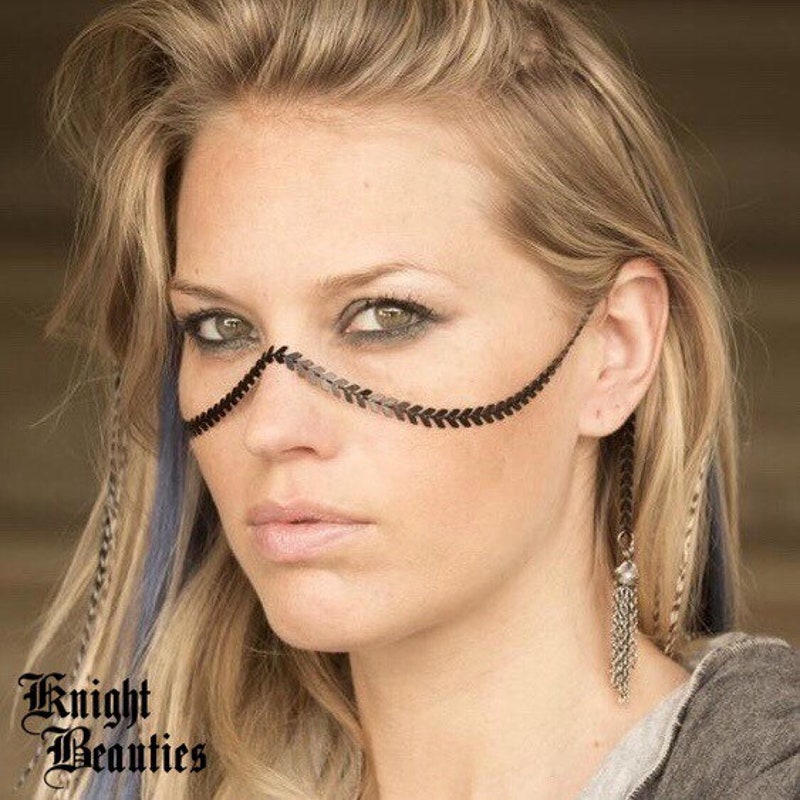 Head Jewelry Chain - Etsy