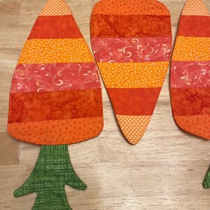 Carrot Table Runner, Reversible Easter Runner, Cotton Table Decor - Etsy