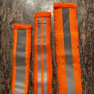 Reflective Dog Collar, Hunting Collar, Night Walking, Orange Collar ...