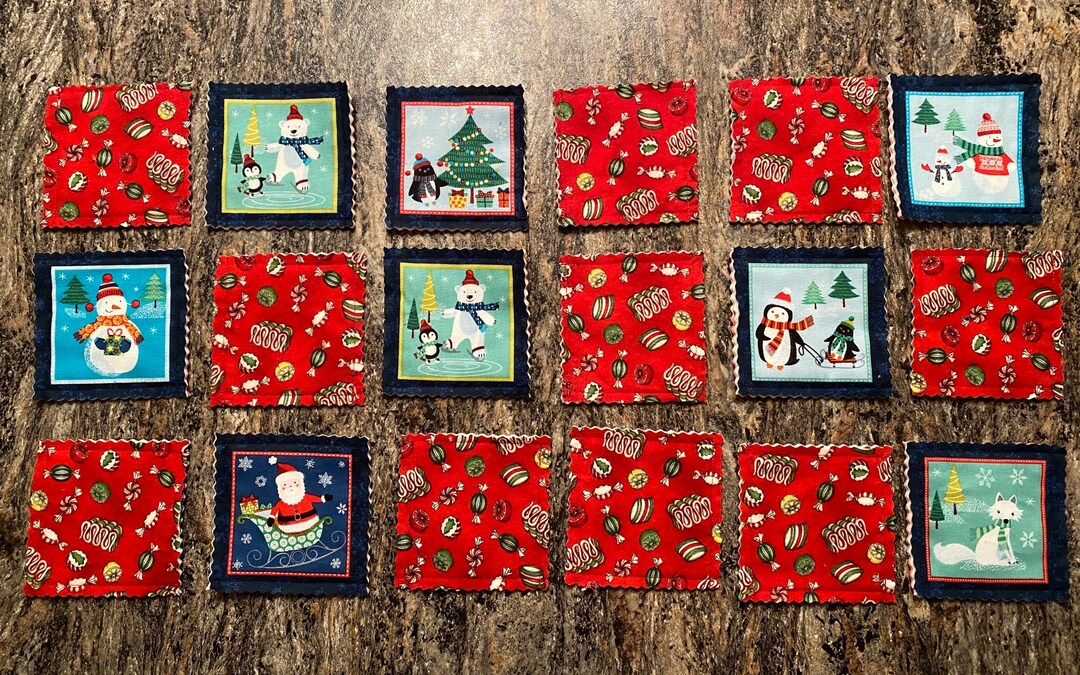 Memory Card Game, Reusable Card Game, Waldorf Game, Christmas Family ...