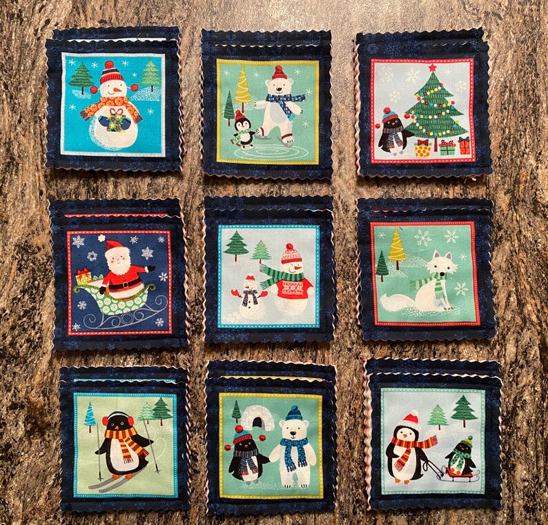 Memory Card Game, Reusable Card Game, Waldorf Game, Christmas Family ...