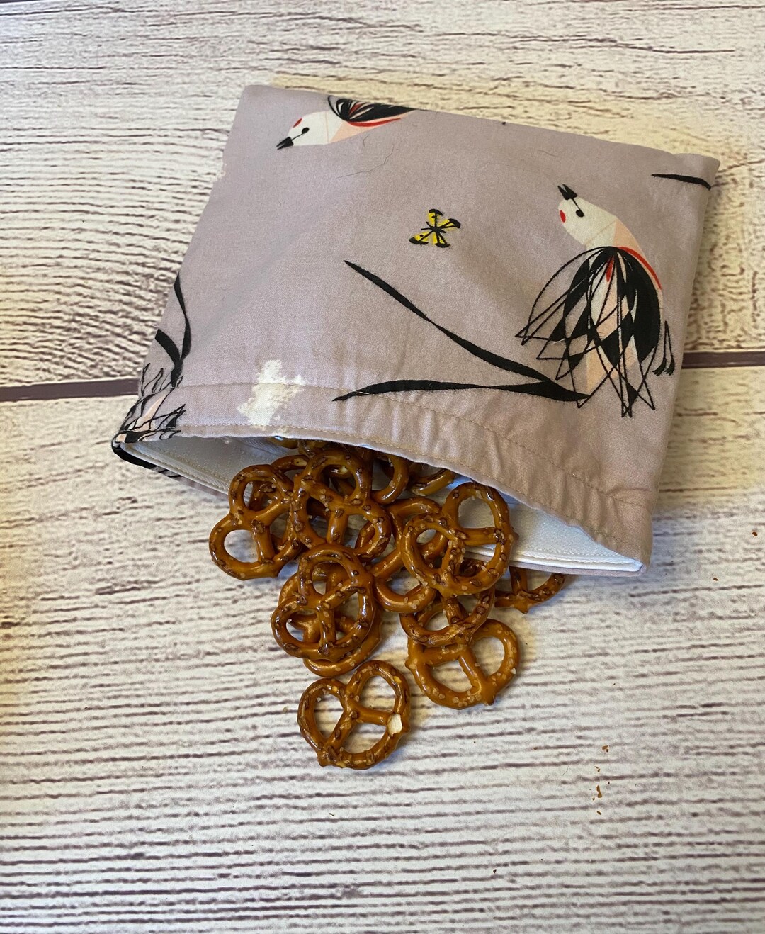 Scissortailed Flycatcher Reusable Food Bag, Charley Harper Bird Pouch ...