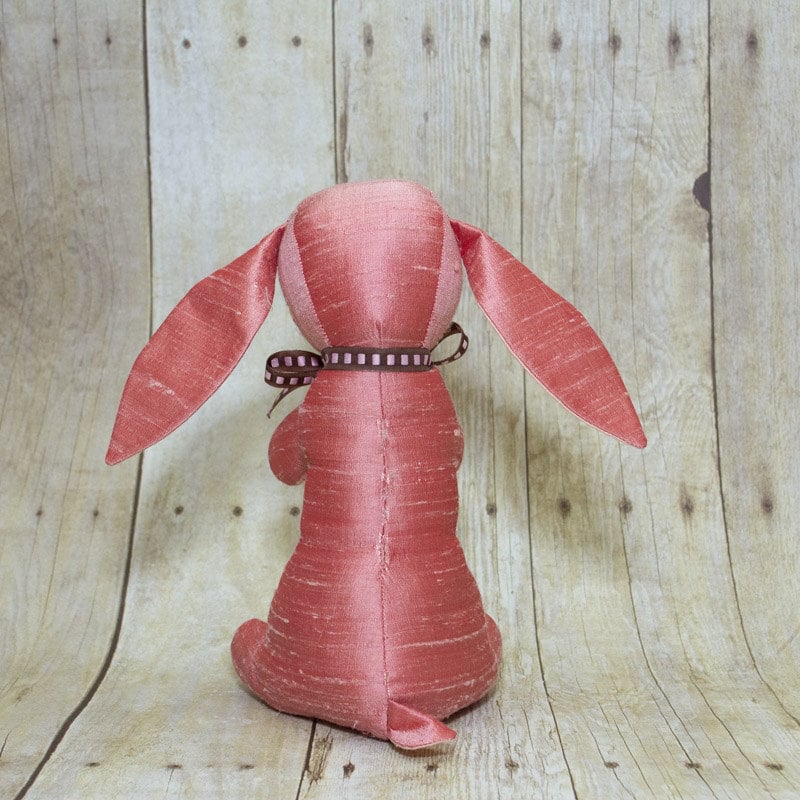 Silk Rabbit Stuffed Animal, Silk Bunny Softie, Rabbit Stuffie, Heirloom ...