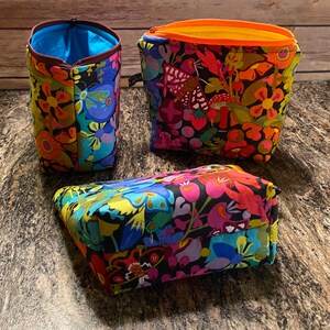 Alison Glass Zipper Pouch, Art Theory Cosmetic Bag, Moth Pencil Bag ...
