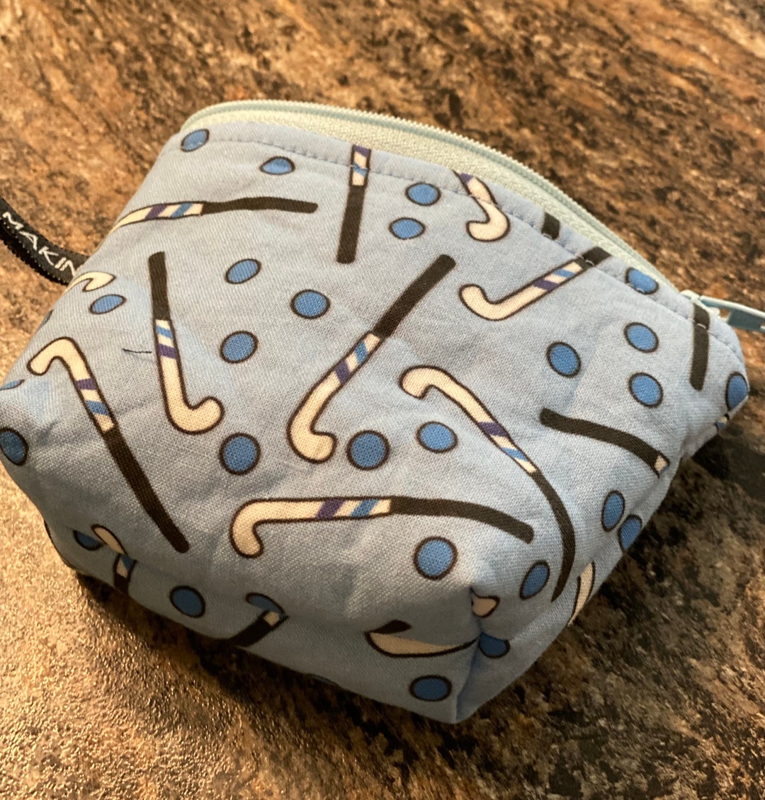 Small Field Hockey Pouch, Jewelry Zipper Bag, Travel Case - Etsy