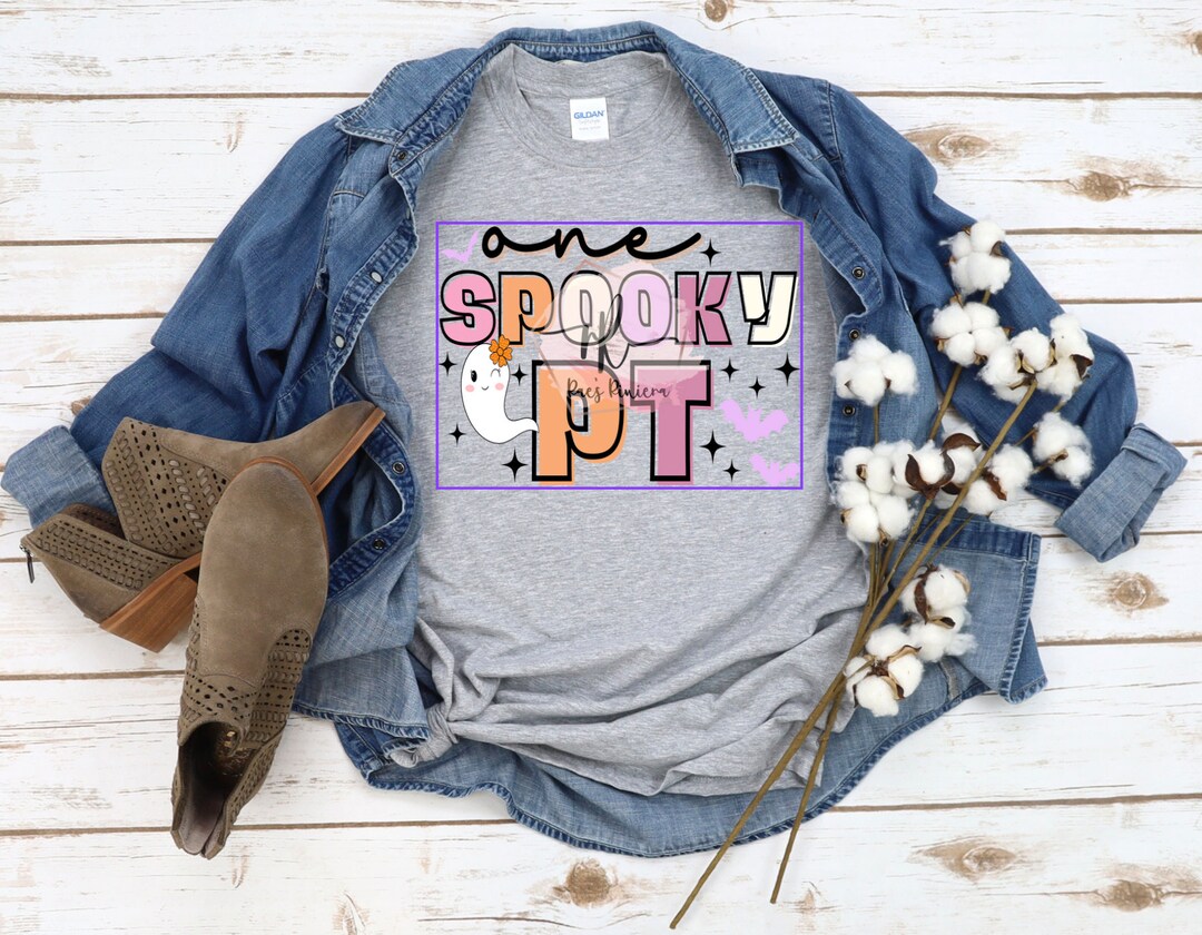 One Spooky PT | PNG | Groovy Text | Halloween | Physical Therapy ...