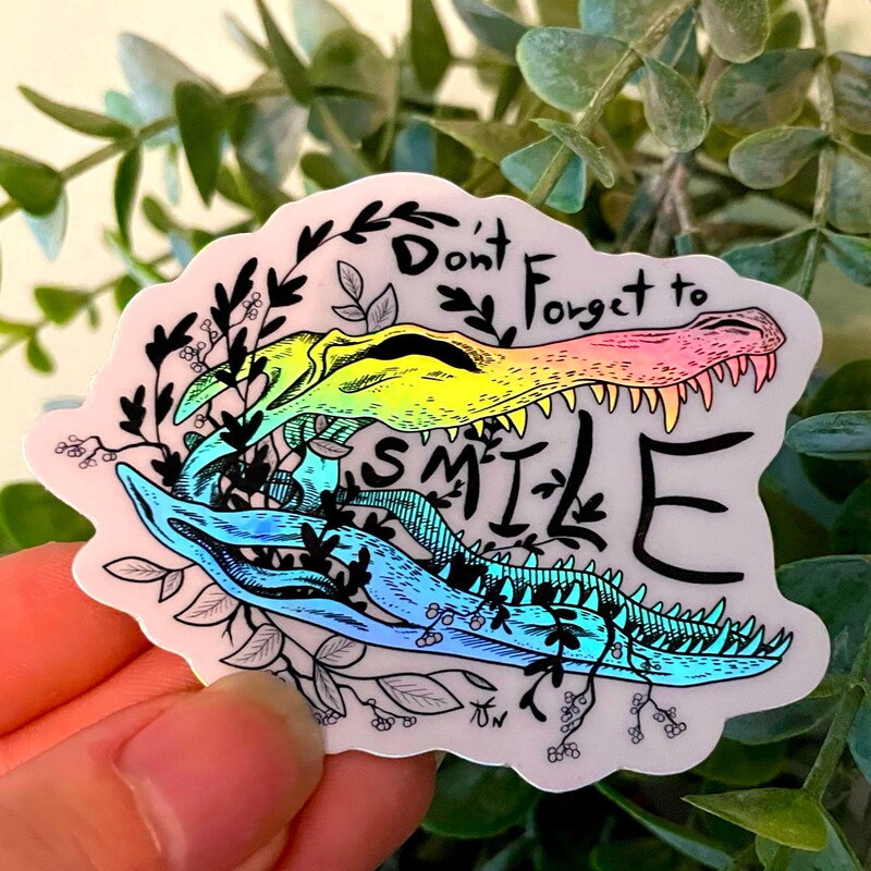 Crocodile Stickers - Etsy