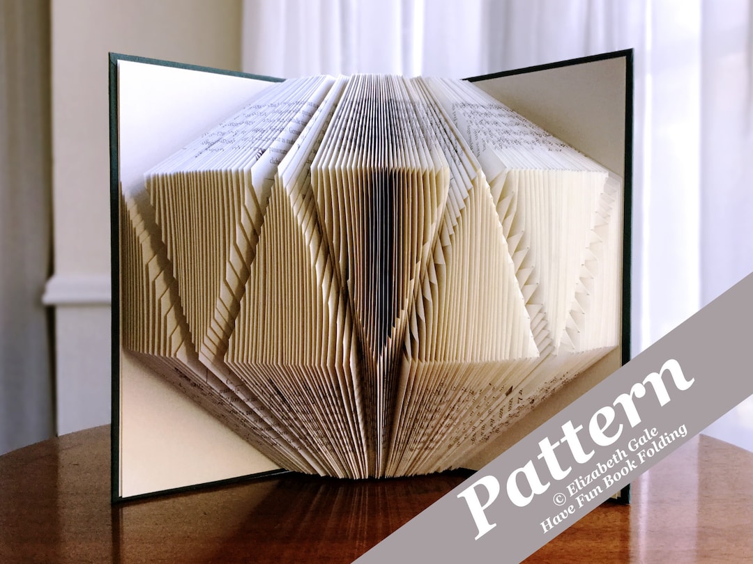 TRIANGLES Book Folding Pattern — 166 Folds (332 Numbered Pages). PDF ...