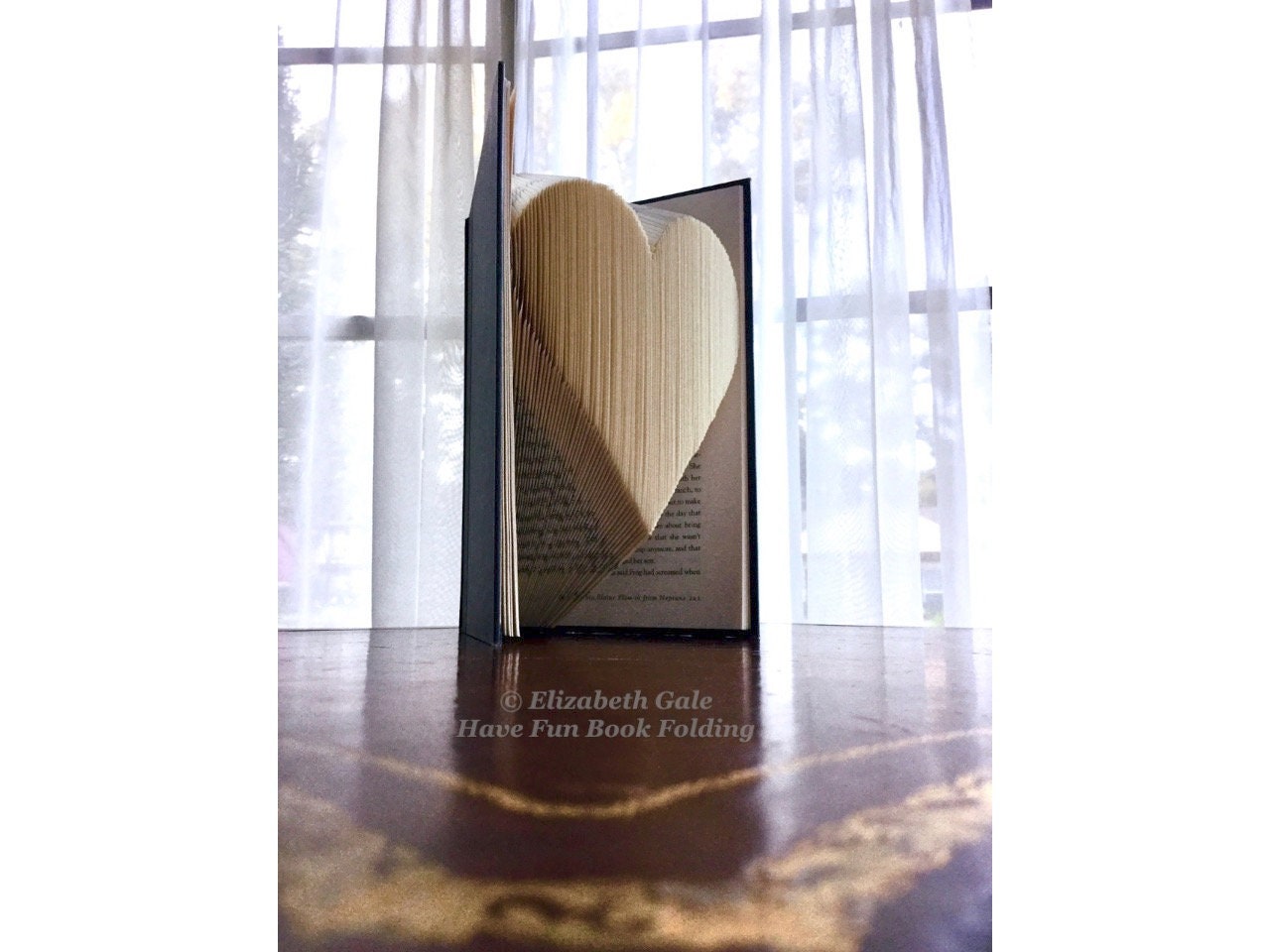 CLASSIC HEART Book Folding Pattern — 97 Folds (194 Numbered Pages). PDF ...