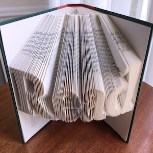 READ Book Folding Pattern — 195 Folds (390 Numbered Pages). PDF Digital ...
