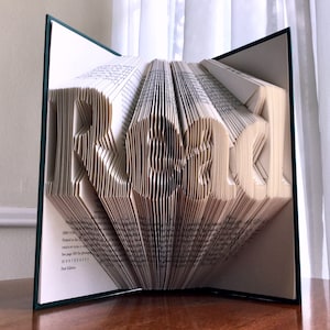 READ Book Folding Pattern — 195 Folds (390 Numbered Pages). PDF Digital ...