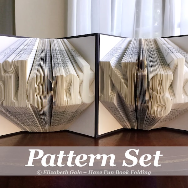 Free Book Folding Patterns Faith - Etsy