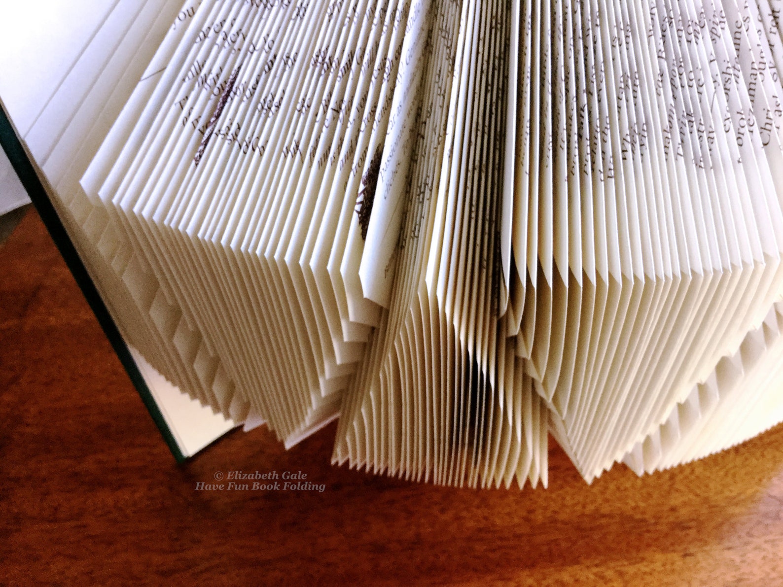 TRIANGLES Book Folding Pattern 166 Folds 332 Numbered | Etsy