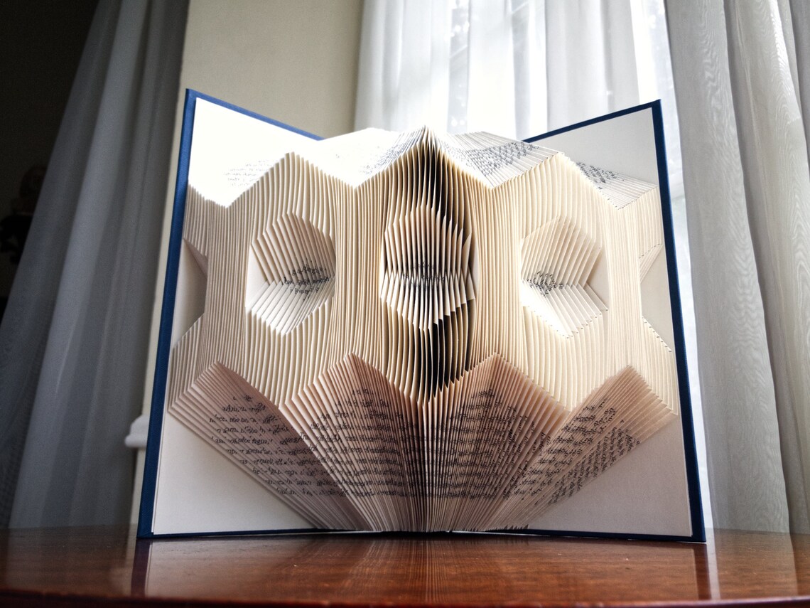 HEXAGONS Book Folding Pattern — 199 Folds (398 Numbered Pages). PDF ...