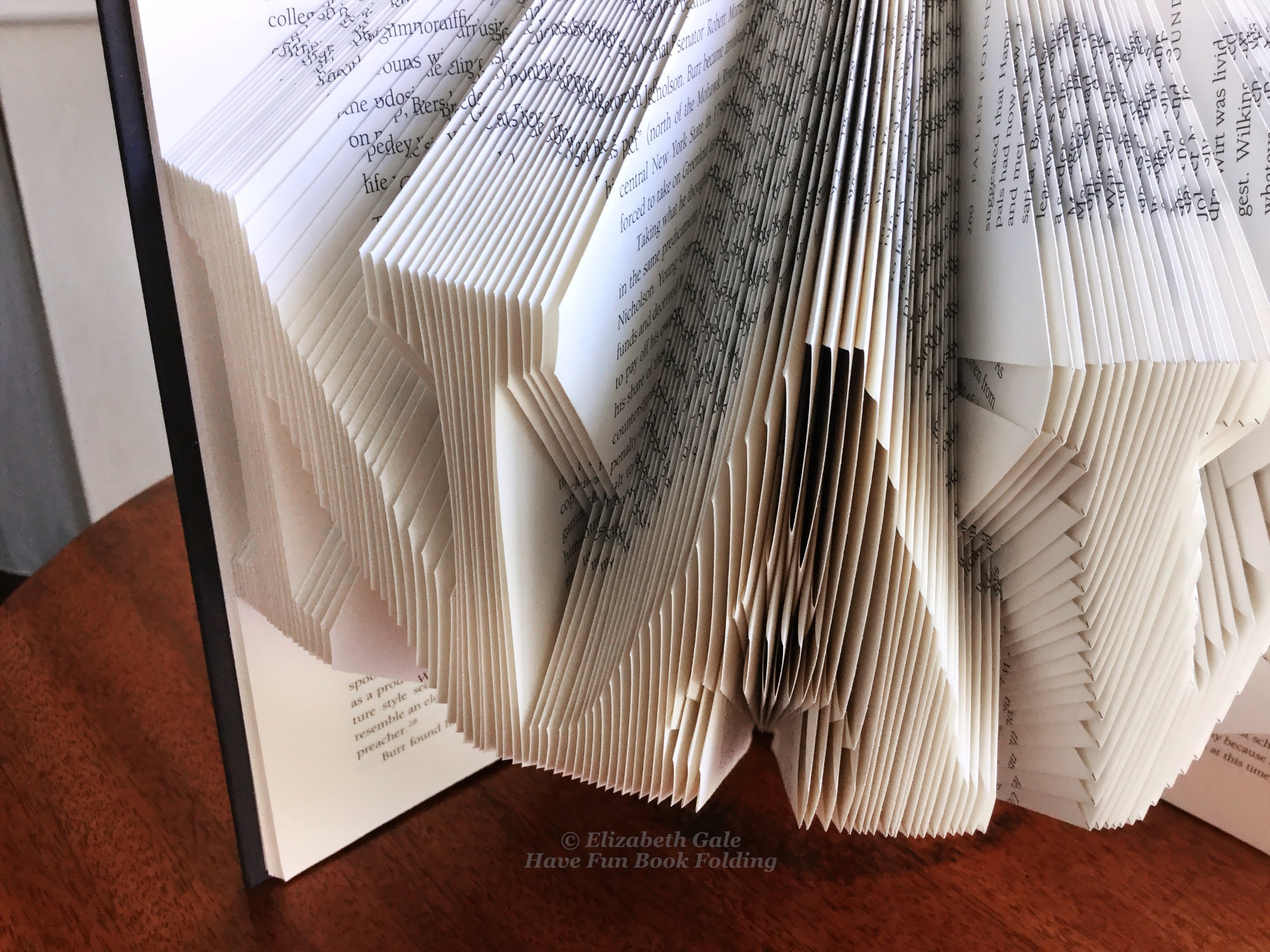 NAVY Book Folding Pattern — 240 Folds (480 Numbered Pages). PDF Digital ...