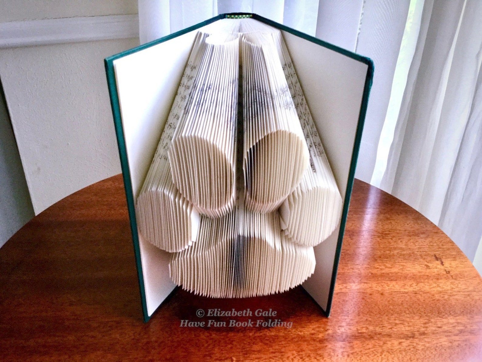 PAW PRINT Book Folding Pattern 168 Folds 336 Numbered - Etsy