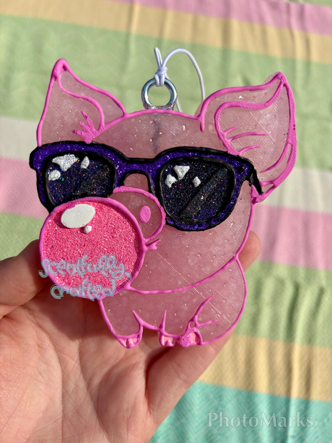 Bubblegum Pig Freshie | Custom - Made to Order Car Freshie! - Etsy
