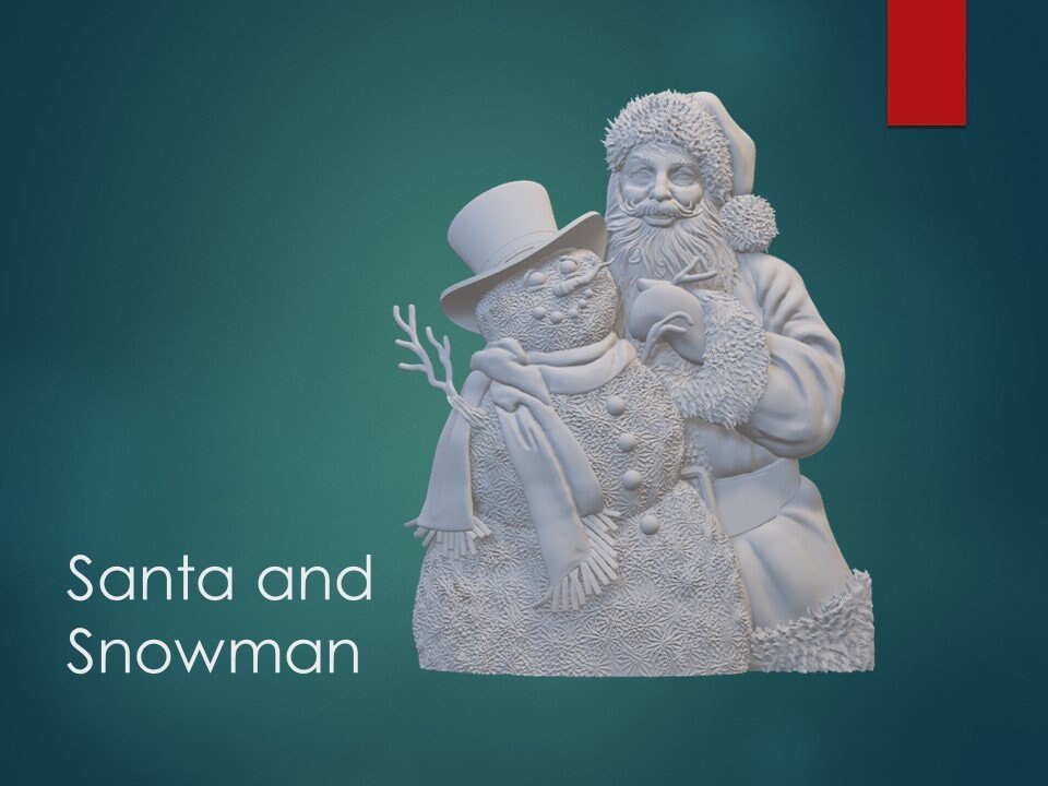 CHRISTMAS 11 File Collection 3D STL Set-a for CNC Aspire, Meshcam, Wood ...