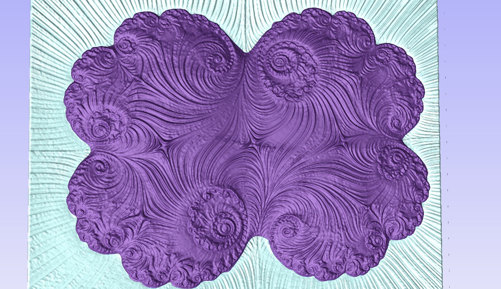 Fractile "the Stars" for Cnc, 3d STL Model, Router Engraver, Artcam ...