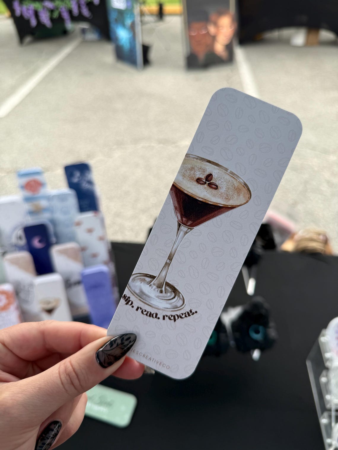 Sip. Read. Repeat | Espresso Martini Bookmark - Etsy