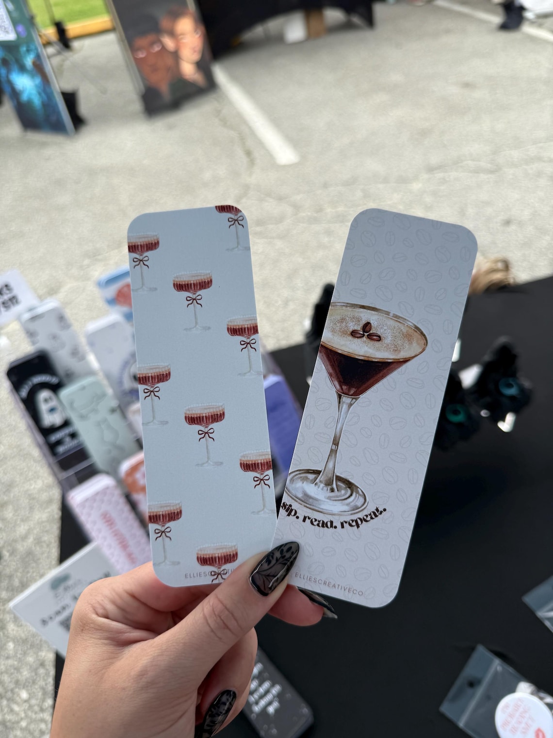 Sip. Read. Repeat | Espresso Martini Bookmark - Etsy