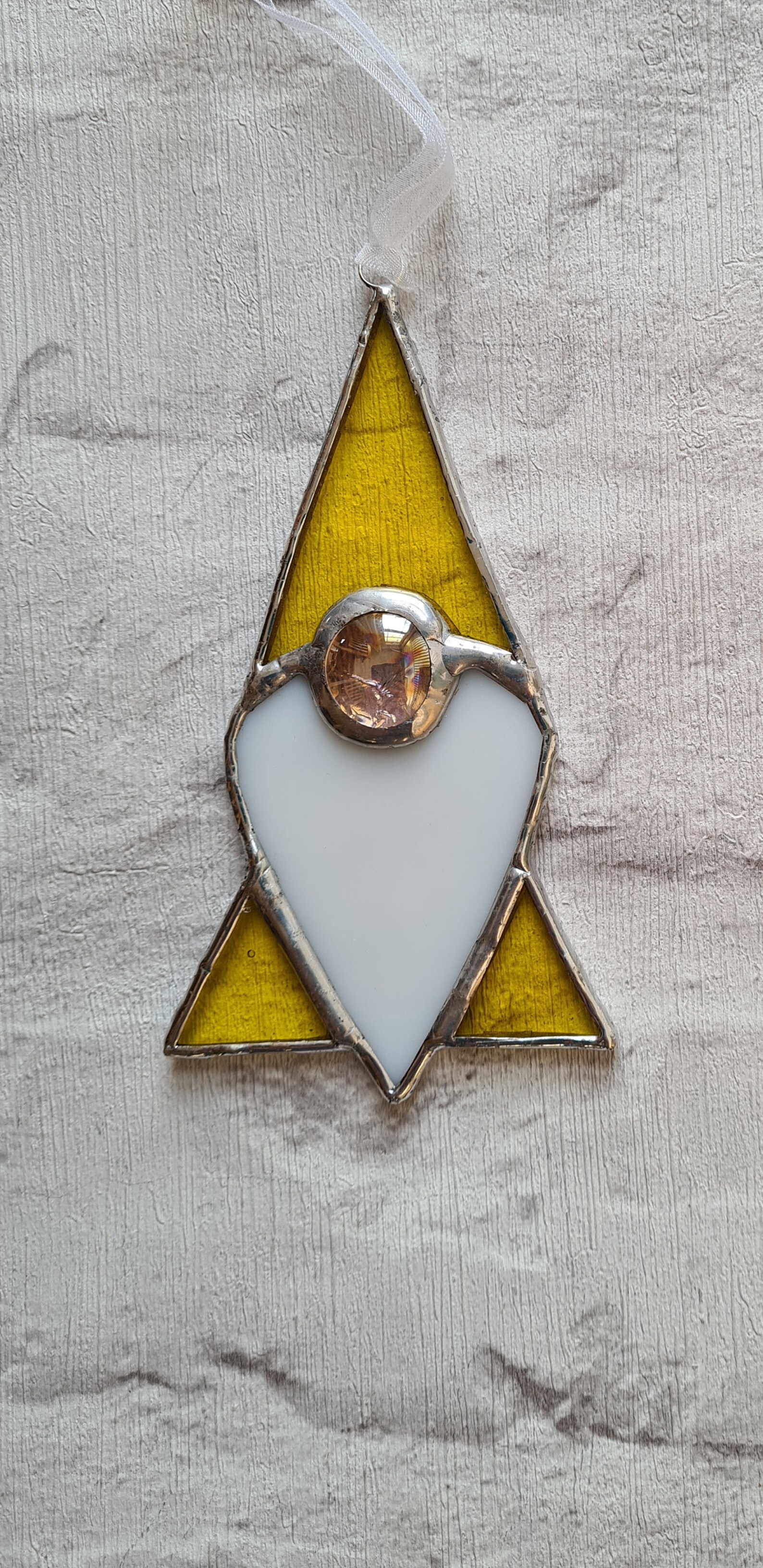 Stained Glass Scandinavian Gnome Tomte Suncatcher Christmas - Etsy