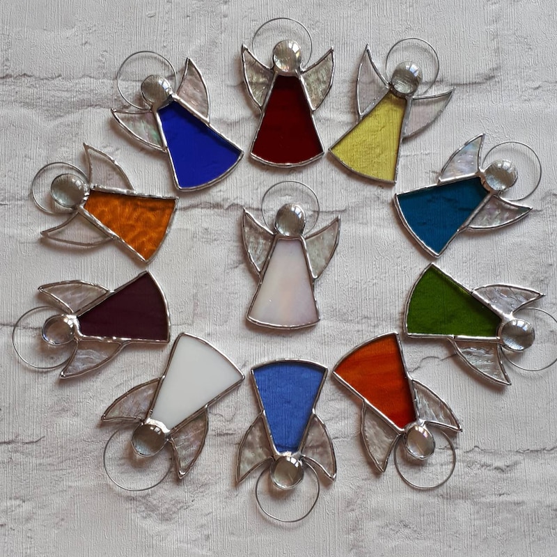 Stained Glass Angel - Etsy