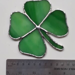 Stained Glass Four Leaf Clover Shamrock Suncatcher, Irish Gift, St ...