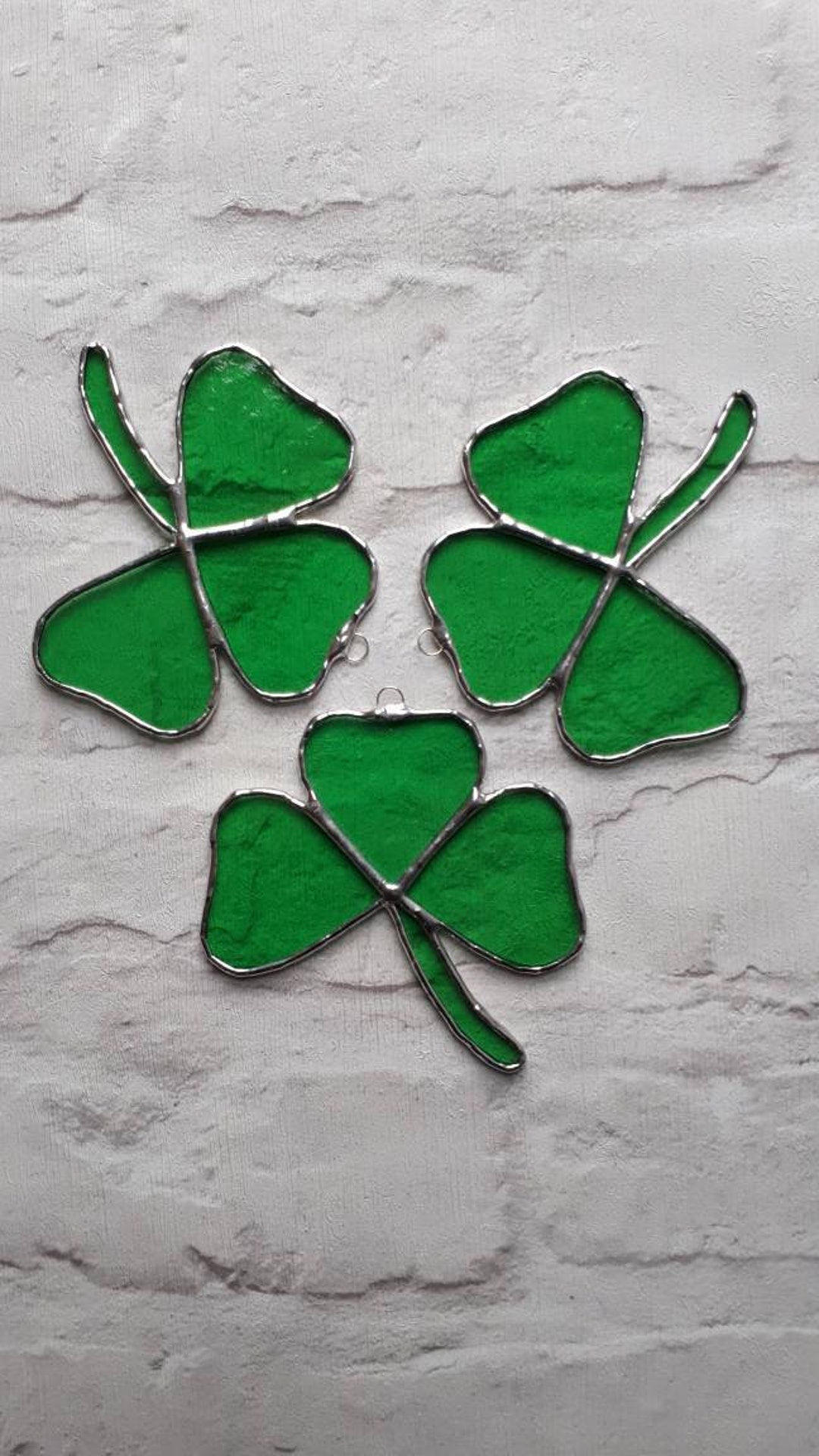 Stained Glass Shamrock Suncatcher, Irish Gift, St Patrick's Day - Etsy
