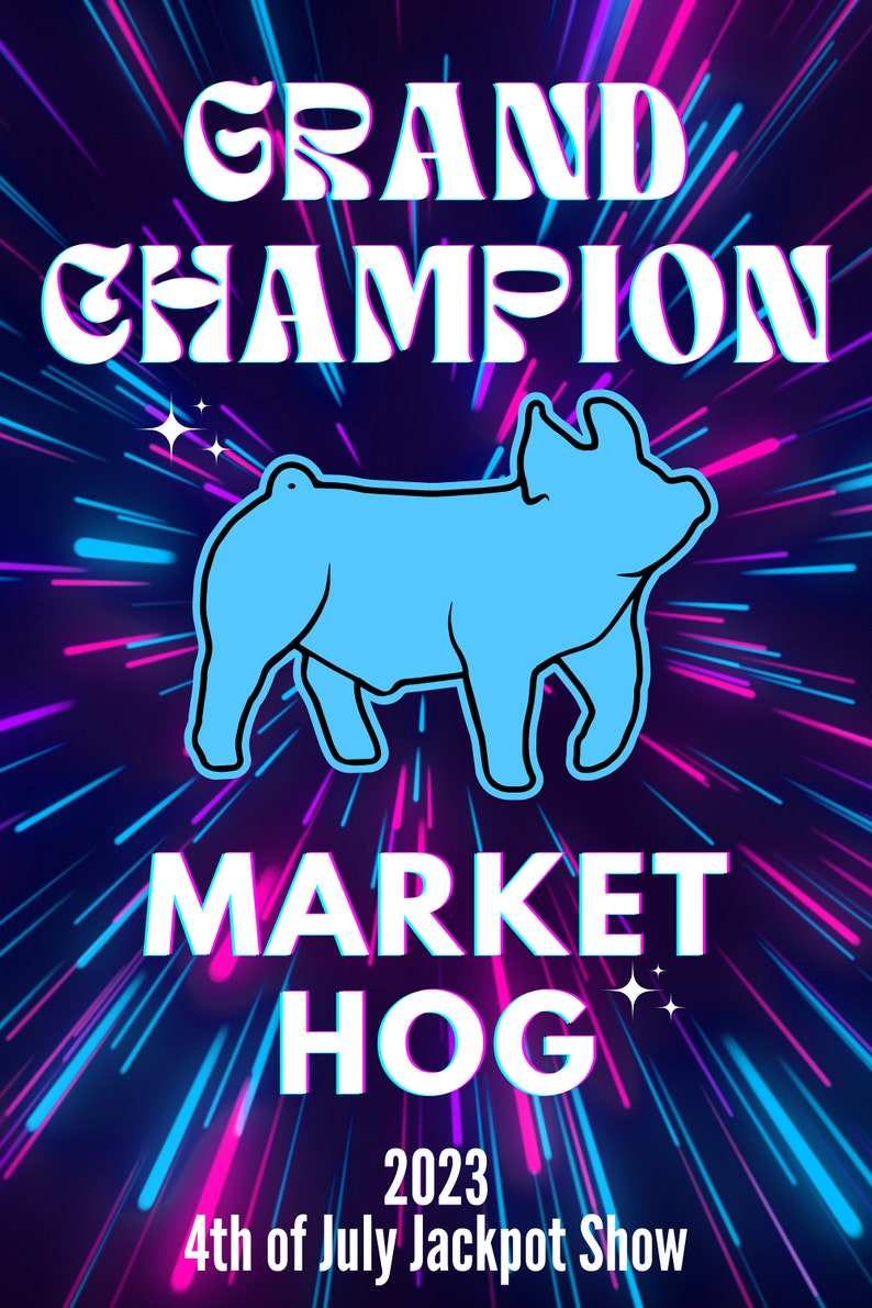Livestock Show Awards Banners - Etsy