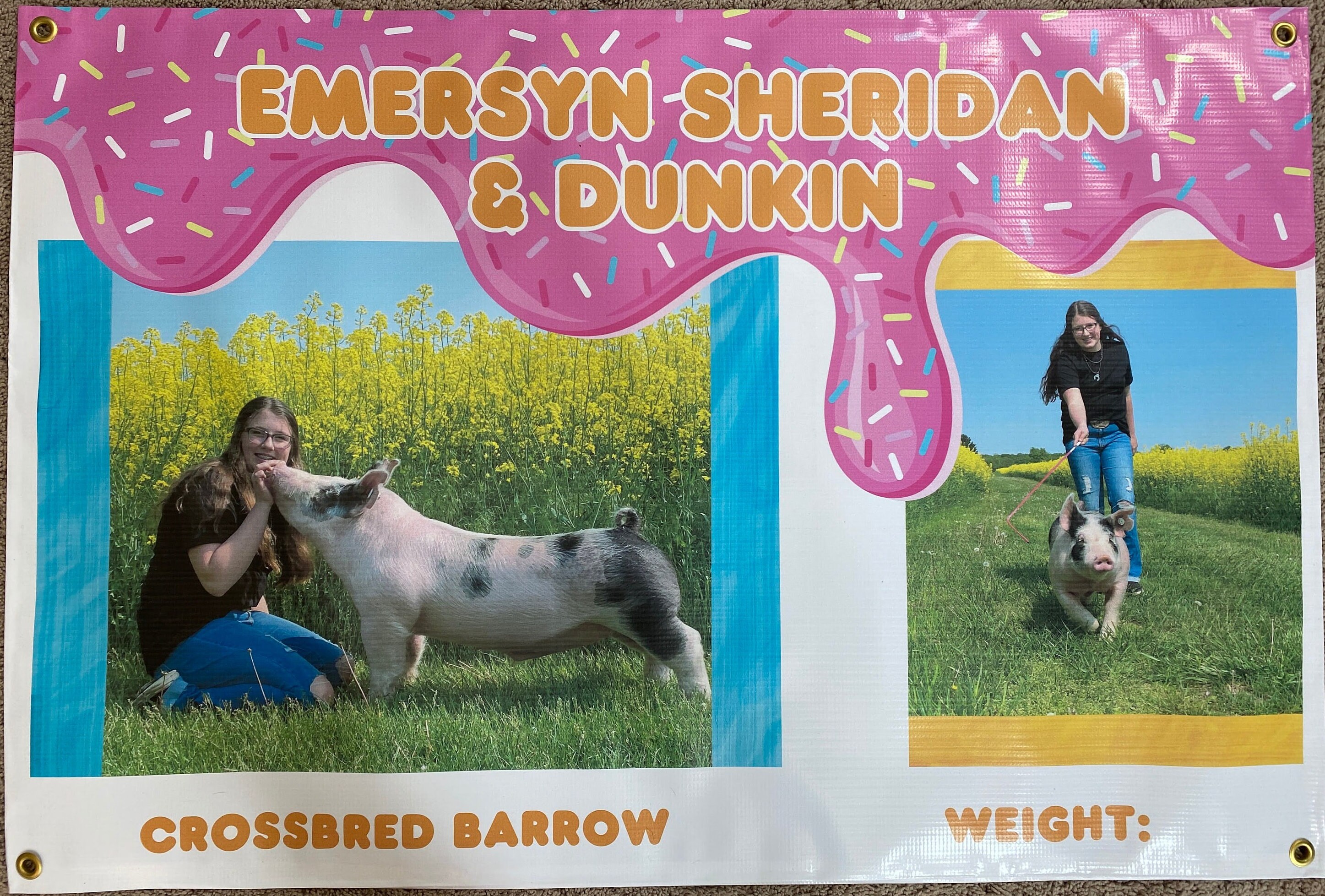 Custom Livestock Banner 36x24 - Etsy