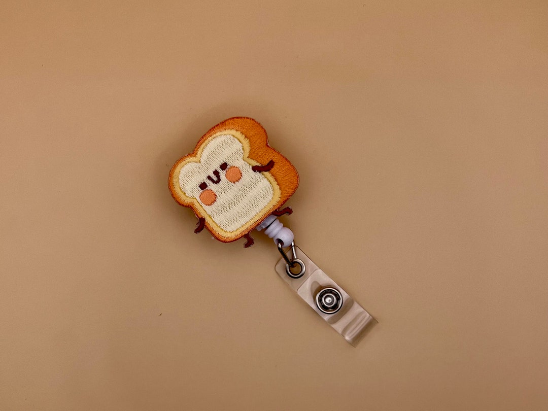 Toast Breakfast Badge Reel for Nurses, Doctors, Respiratory Therapists ...