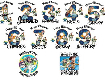 Toy Story Numbers - Etsy