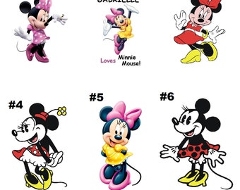 Iron on Minnie Mouse - Etsy