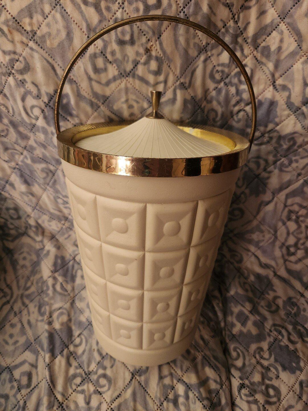Vintage Lustro Ware 1960s White Ice Bucket - Etsy