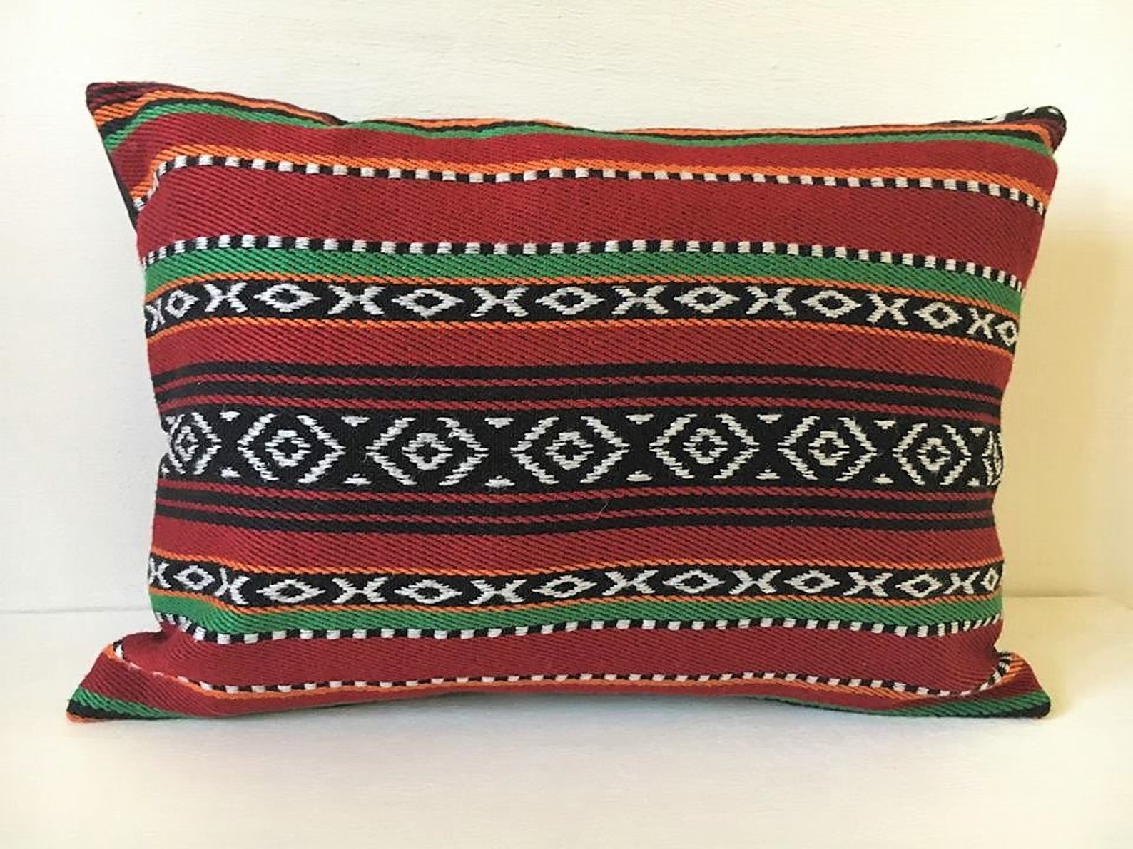 Sadu Tribal Cushion Covers-bohemian Cushion Covers- Al Sadu Fabric ...
