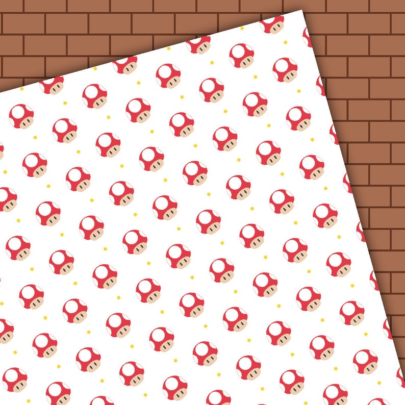 Mario Time Digital Papers Mario Bros Inspired Free Cliparts Scrapbook ...