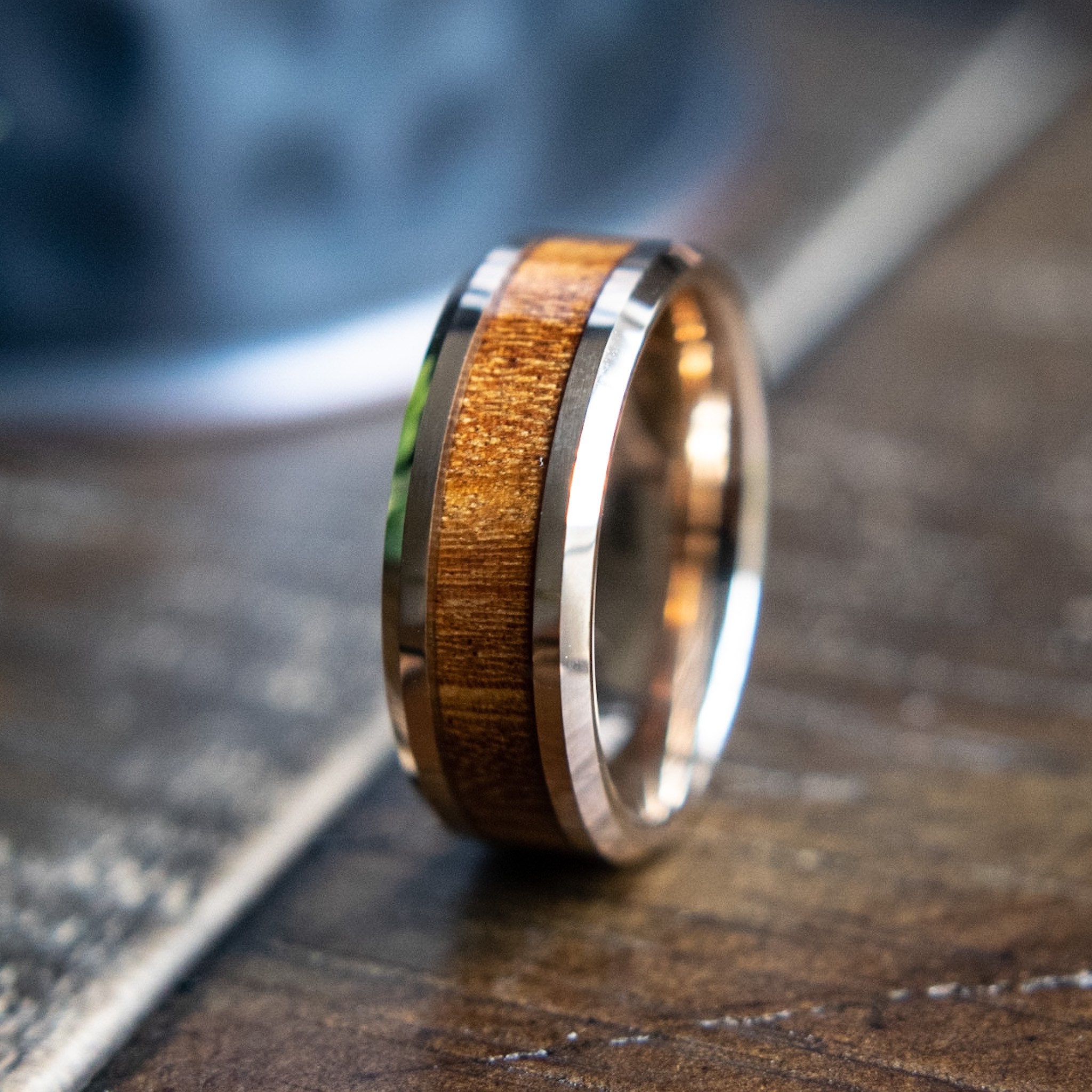 Whiskey Barrel Ring - Men's Wedding Ring - Men's Whiskey Barrel Ring ...