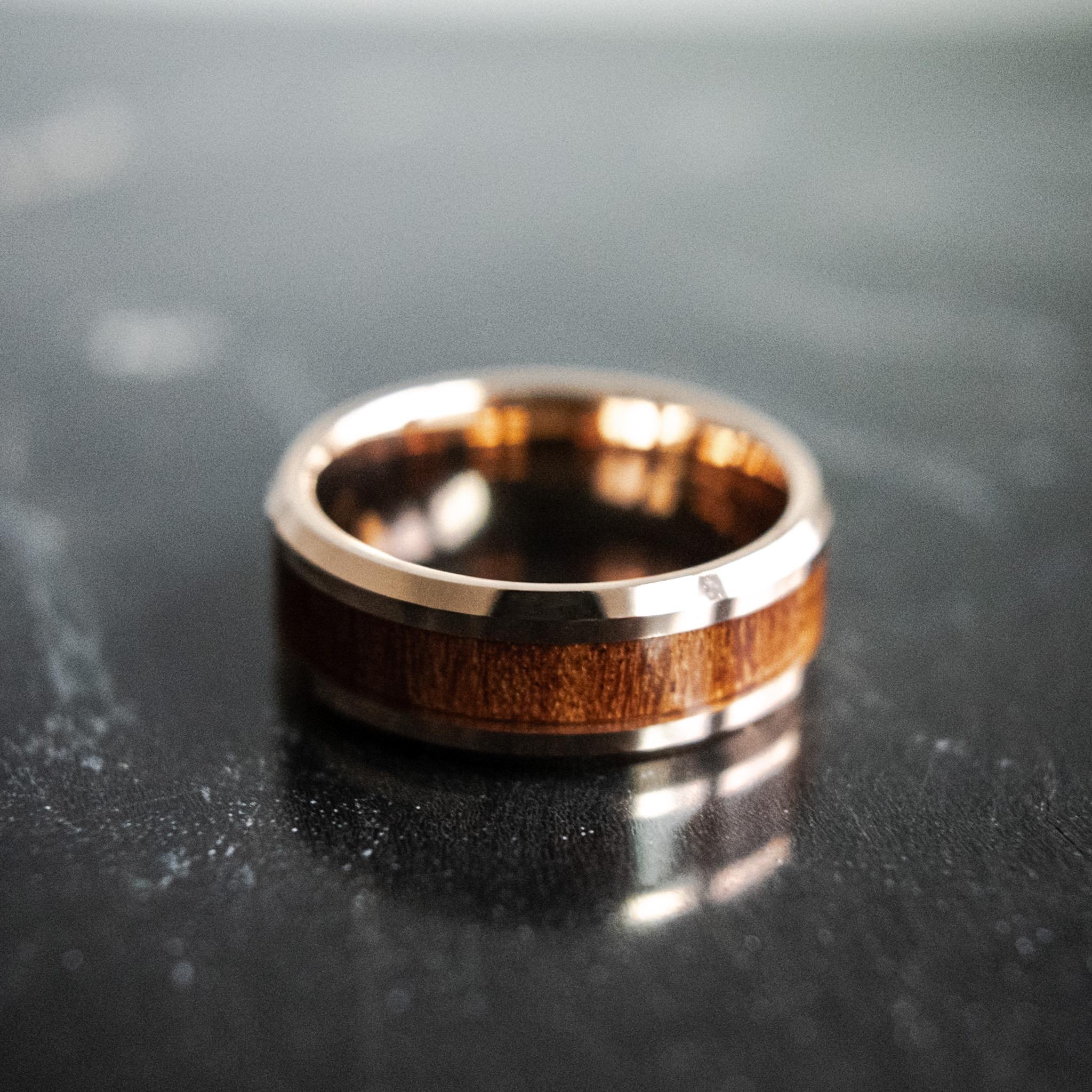 Whiskey Barrel Ring - Men's Wedding Ring - Men's Whiskey Barrel Ring ...
