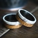 Wood Men's Wedding Ring Men's Wedding Ring Whiskey Wood Men's Ring Men ...