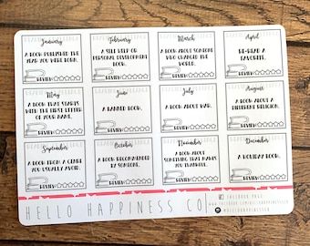Summer Reading Challenge Stickers set of 28 Item 454 - Etsy