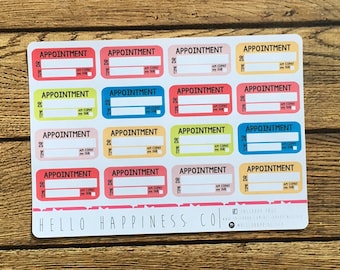 Printable Digital Doctor Appointment Planner Stickers for - Etsy