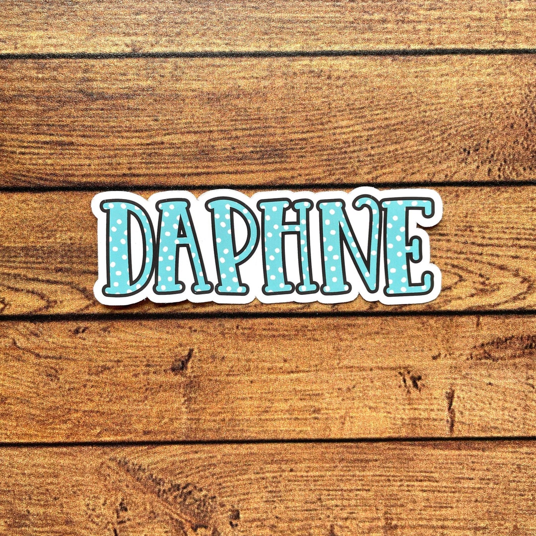Vinyl Custom Polka Dot Colored Name, Word or Short Phrase Die Cut ...