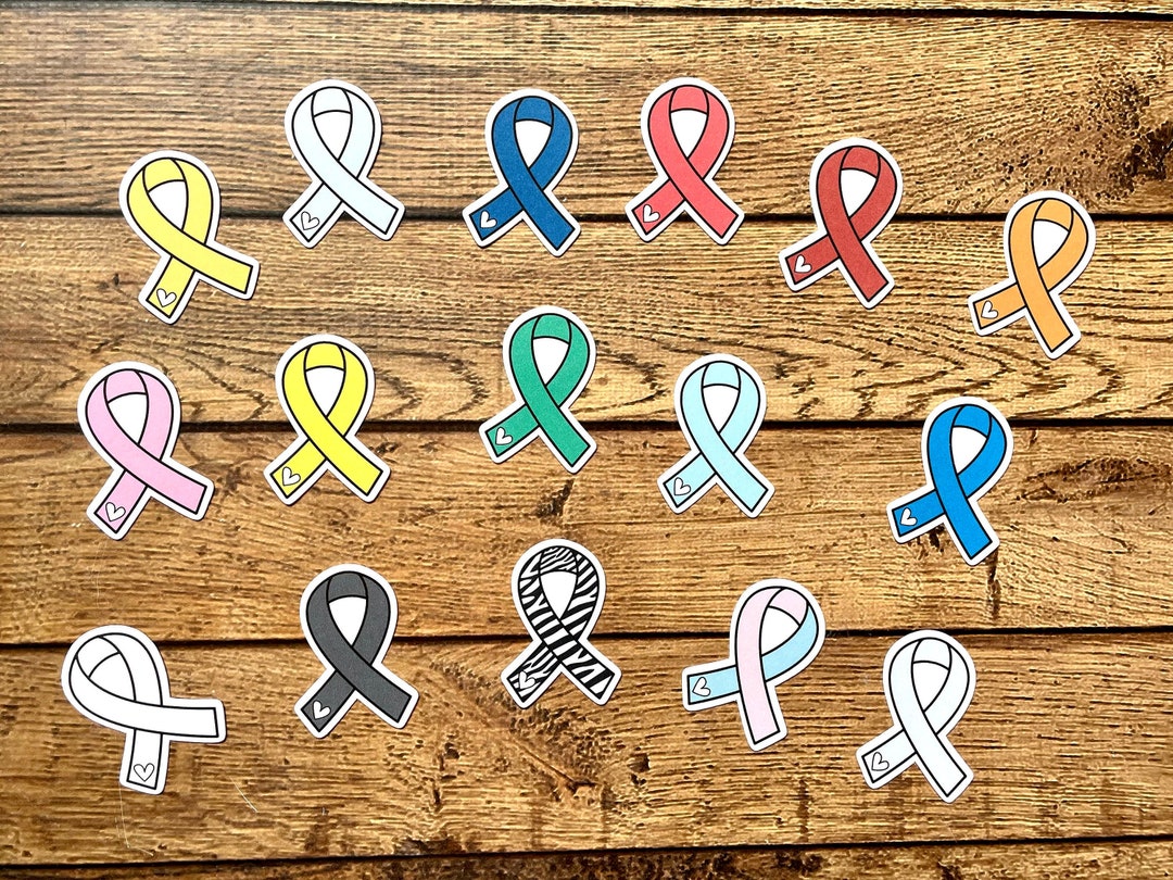 Awareness Ribbons - Cause Ribbons - You Choose Ribbon Color ...