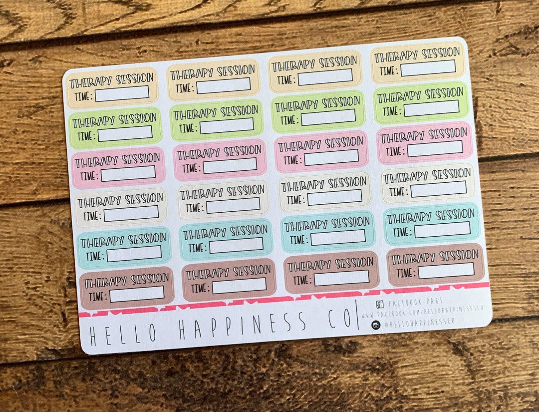Doodle Therapy Planner Stickers - Stackable - Hand Lettered - Many ...