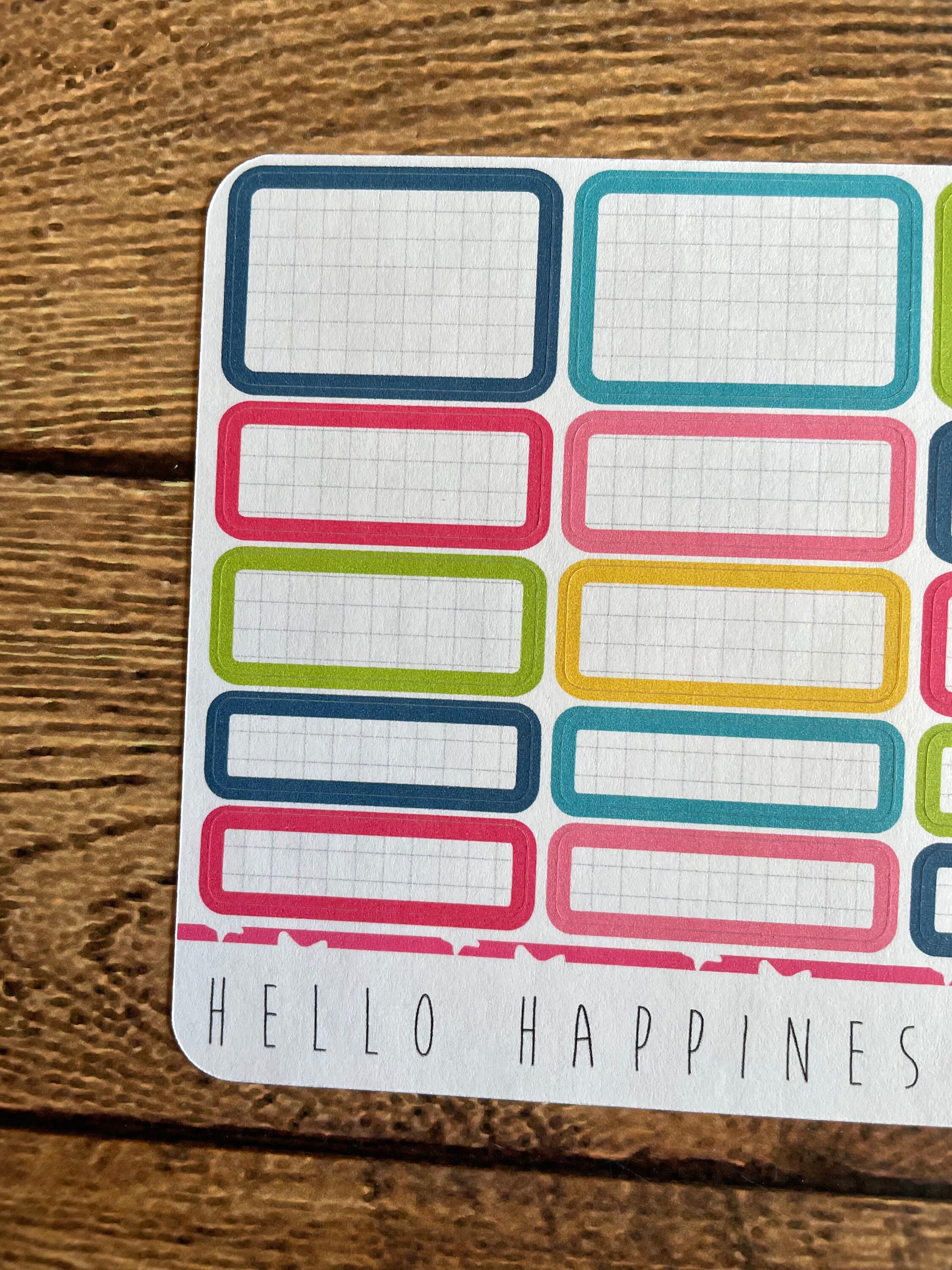MINI Grid Boxes Rounded Corners 1.3in Box Width Many | Etsy